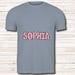 Sophia Doodle Letters Png With Doodle Outline, Name Clipart Alphabet ...