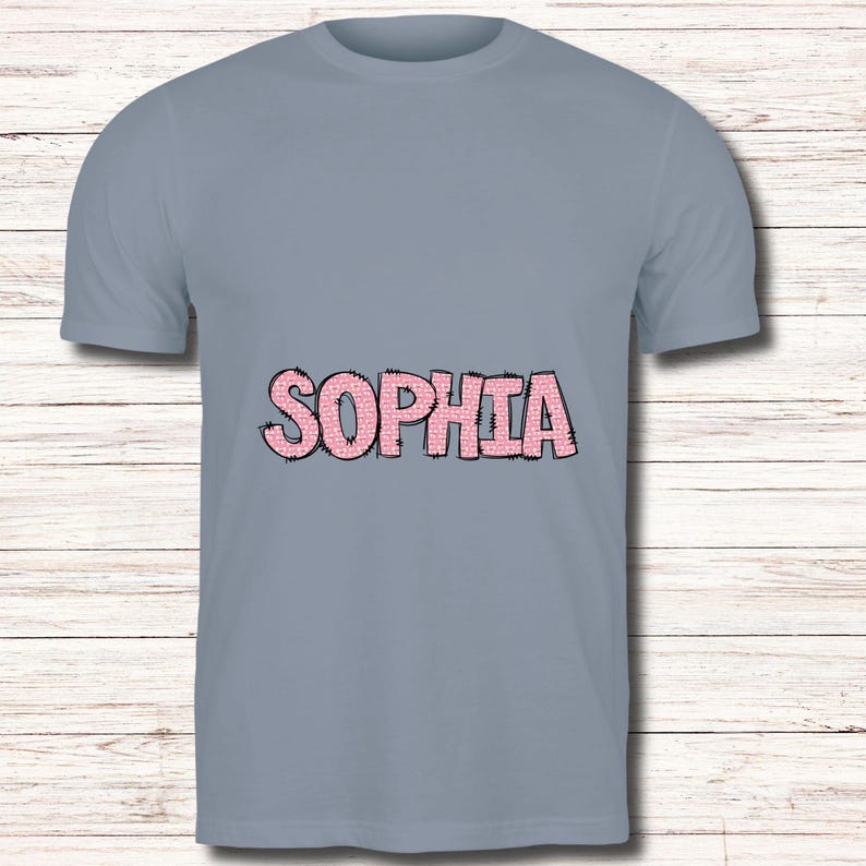 Sophia Doodle Letters Png With Doodle Outline, Name Clipart Alphabet ...