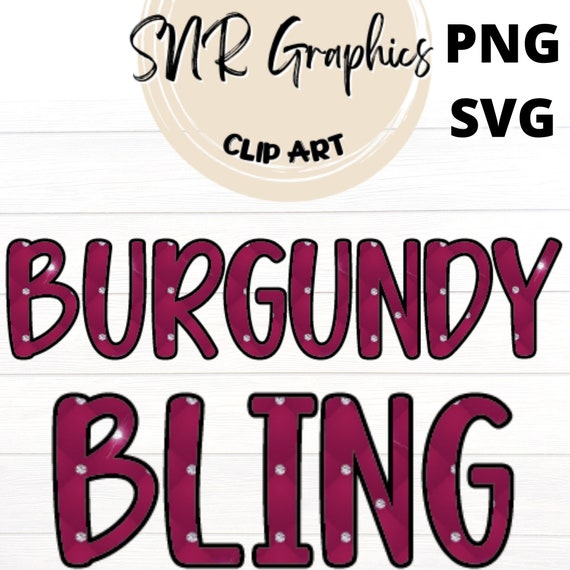 Burgundy Bling Tufted Letters PNG With Diamonds Quilt Font - Etsy