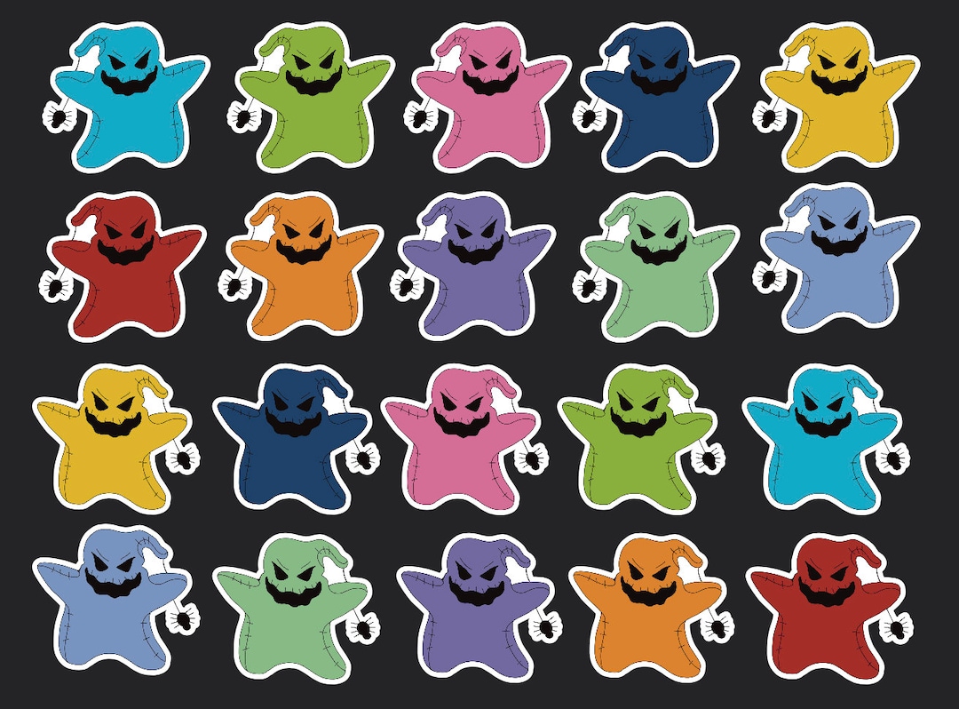 Boogeyman Stickers, Set 20 Stickers, Journal Sticker, Die Cut Stickers ...
