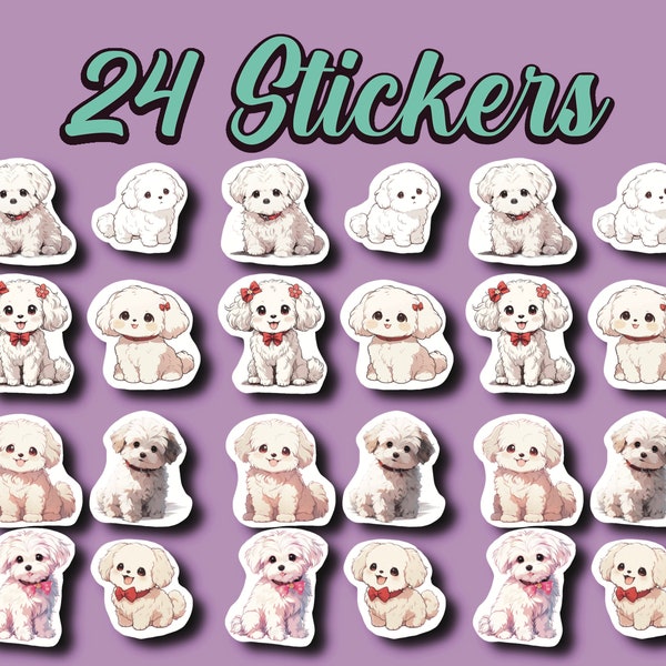 Maltese Sticker - Etsy