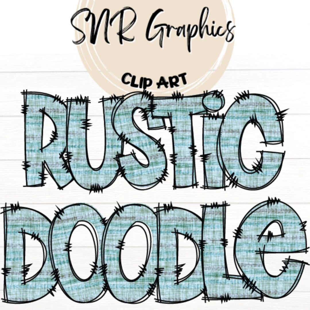 Rustic Doodle Font PNG, Boho Clipart Alphabet (digital Download) - Etsy ...