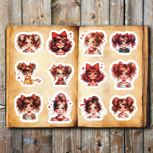 Redhead Stickers - Etsy