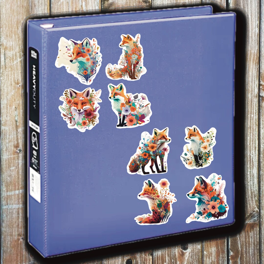 Fox Magnets, Decorative Magnets, Red Fox Magnets, Kawaii Baby Fox ...