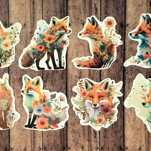 Fox Sticker - Etsy