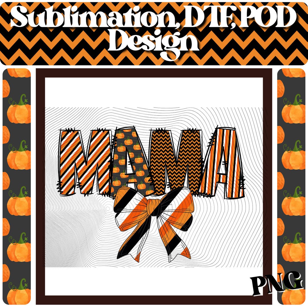 MAMA Doodle Letters Png With Doodle Outline, Mom Clipart Alphabet Font ...