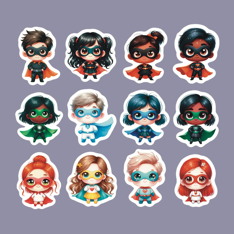 Super Hero Decal - Etsy