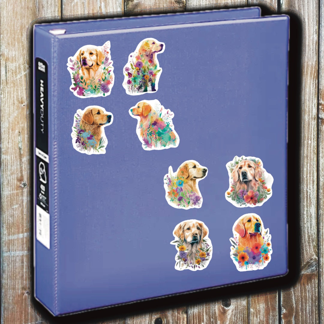 Golden Retriever Dog Magnets, Decorative Magnets, Dog Magnets, Kawaii ...