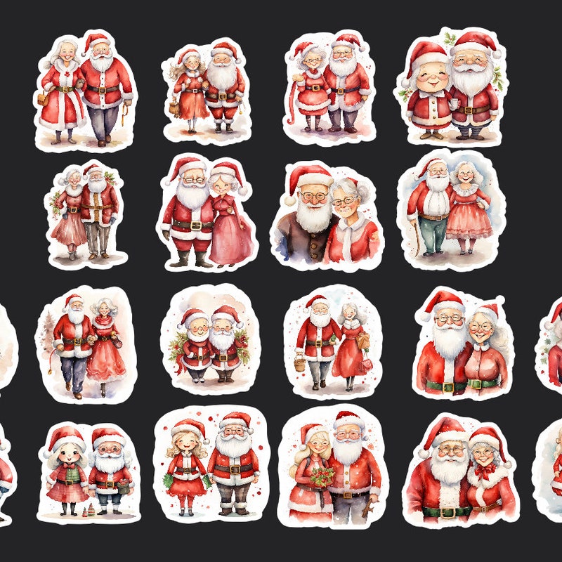 Mr and Mrs Claus - Etsy