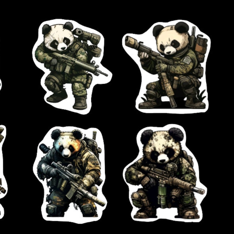 Panda Watercolor - Etsy