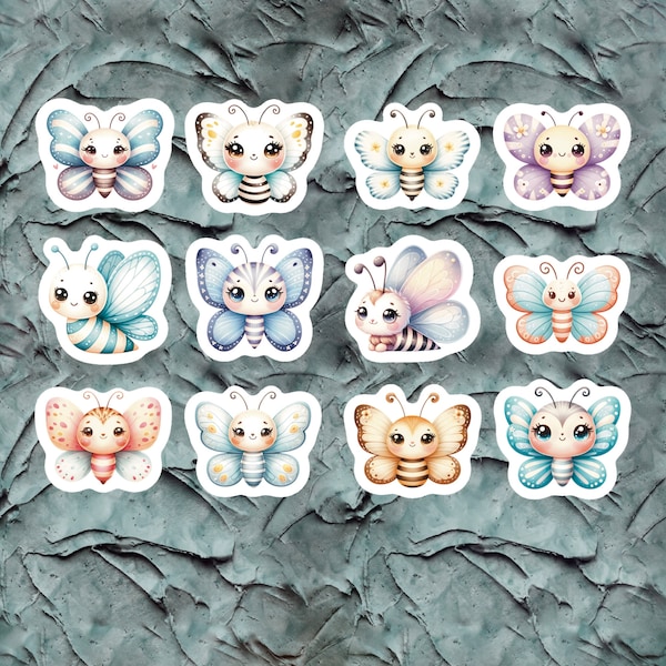 Butterfly Stickers - Etsy