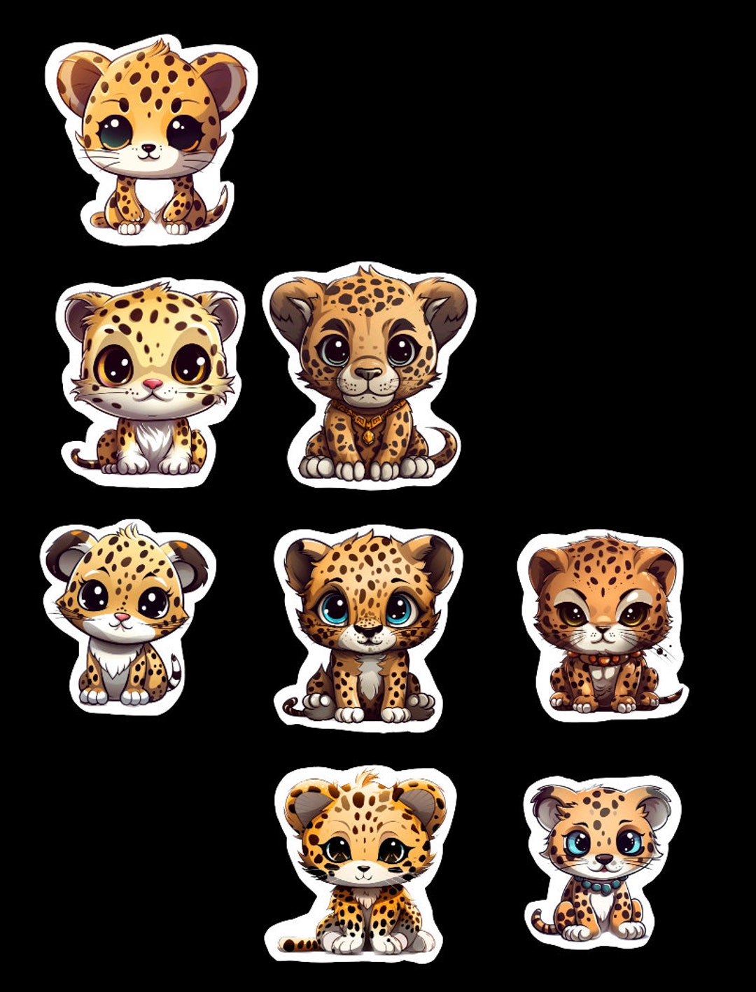 Kawaii Leopard Magnets, Decorative Magnets, Leopard Decor Magnet ...