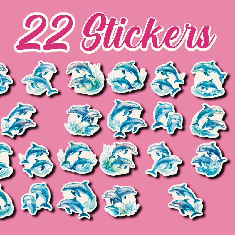 Dolphin Sticker - Etsy