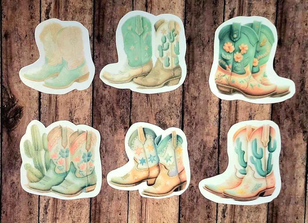 Cowboy Boot Magnets, Decorative Magnets, Magnets, Kawaii Magnets ...