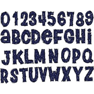 Galaxy Doodle Letters PNG With Doodle Outline, Outer Space Font ...