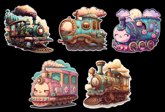 Steampunk Train Set