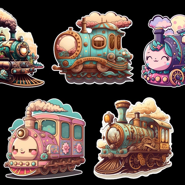 Train Sticker - Etsy