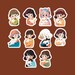Kawaii Chibi Girl Stickers, Set of 30 Stickers, Sticker, Laptop Sticker ...