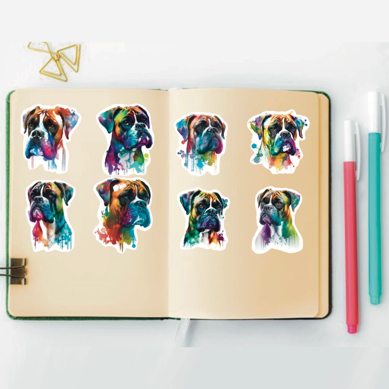 Boxer Sticker - Etsy