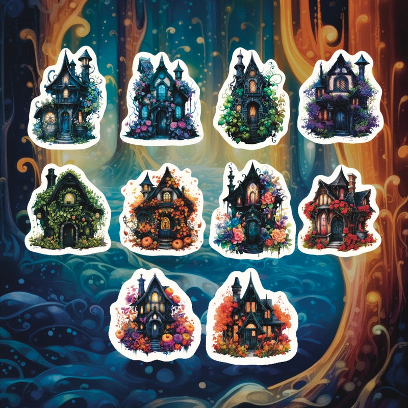 Gothic Stickers - Etsy