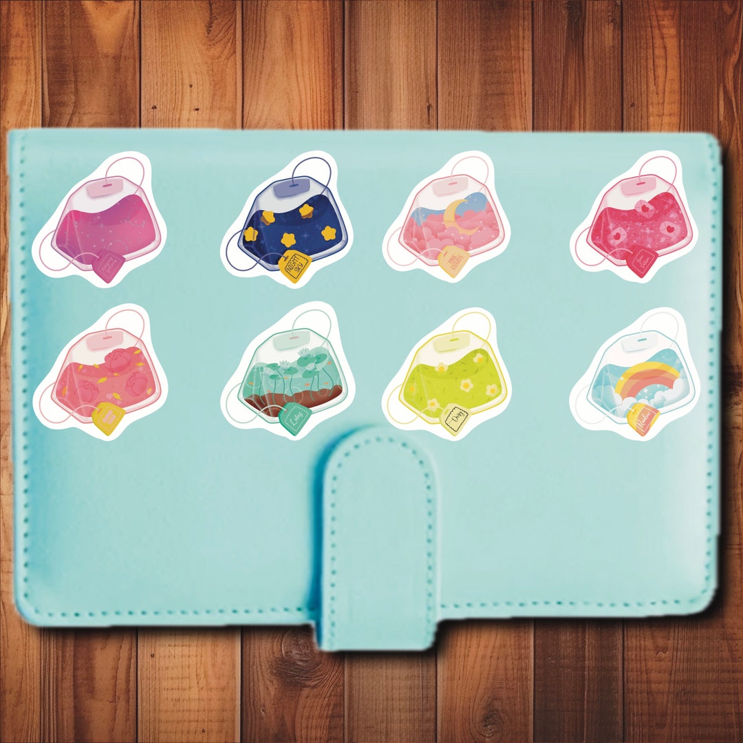 Magical Tea Bag Stickers, Set of 22 Stickers, Die Cut Sticker, Magical ...