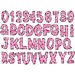 Pink Camo Doodle Letters PNG With Doodle Outline, Army Font, Clipart ...