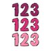 Pink Wide Stripe Doodle Letters PNG With Doodle Outline, Clipart ...