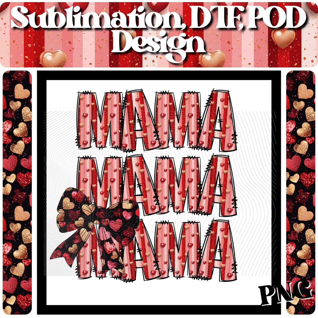 MAMA Doodle Letters Png With Doodle Outline, Mom Clipart Alphabet Font ...