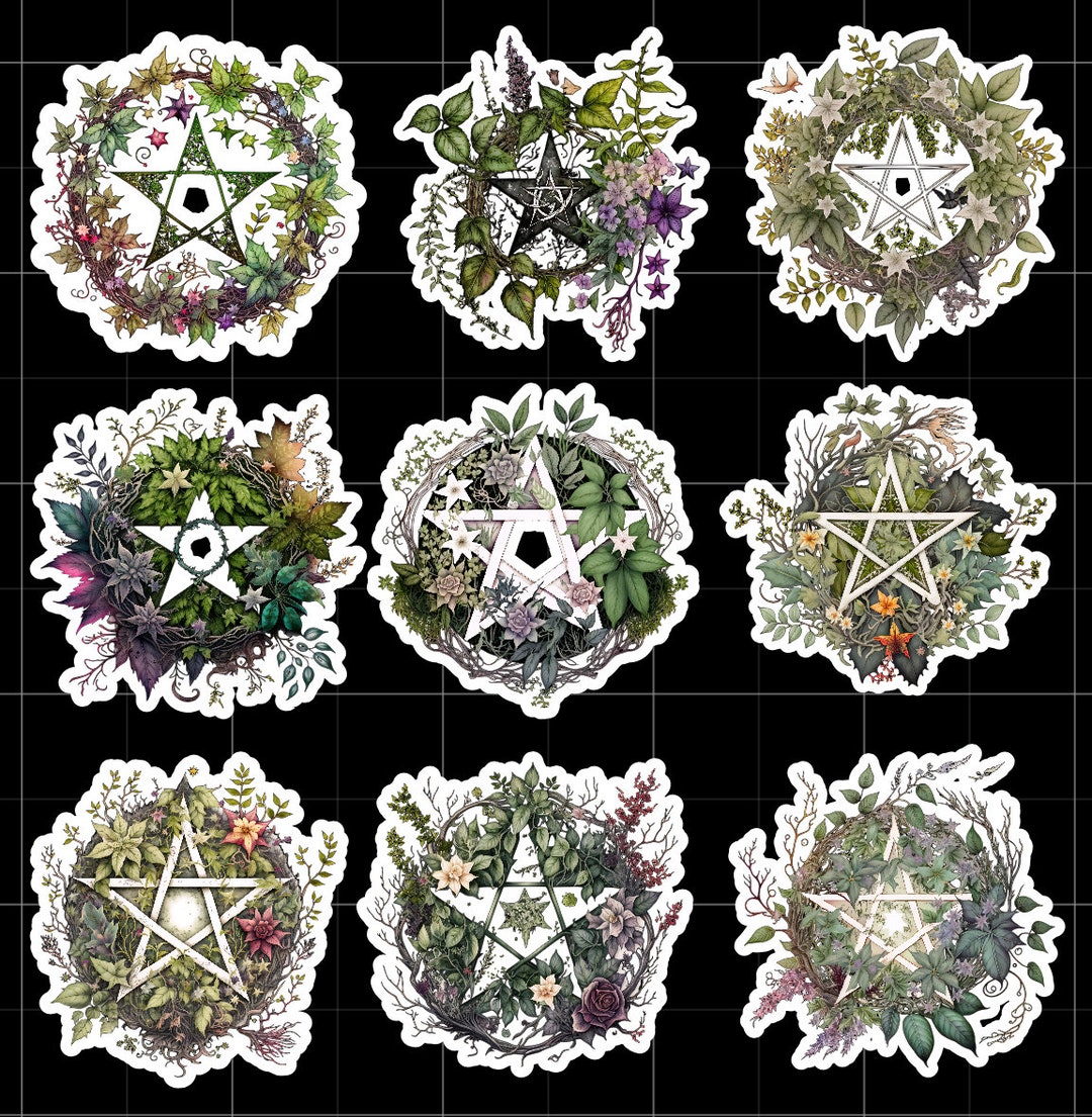 Pentagon, Set of 27 Stickers, Sticker, Journal Sticker, Die Cut ...