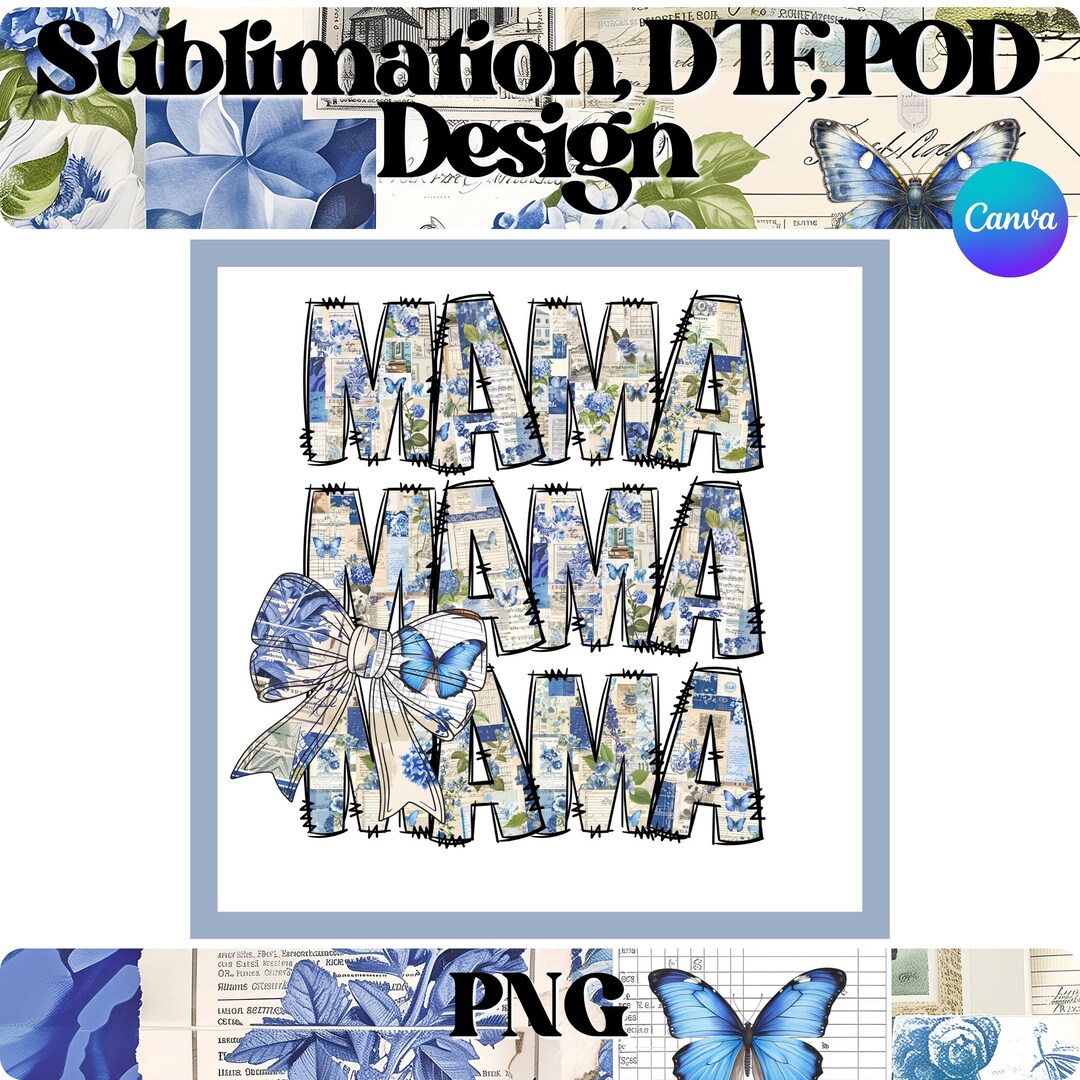 MAMA Doodle Letters Png With Doodle Outline, Mom Clipart Alphabet Font ...