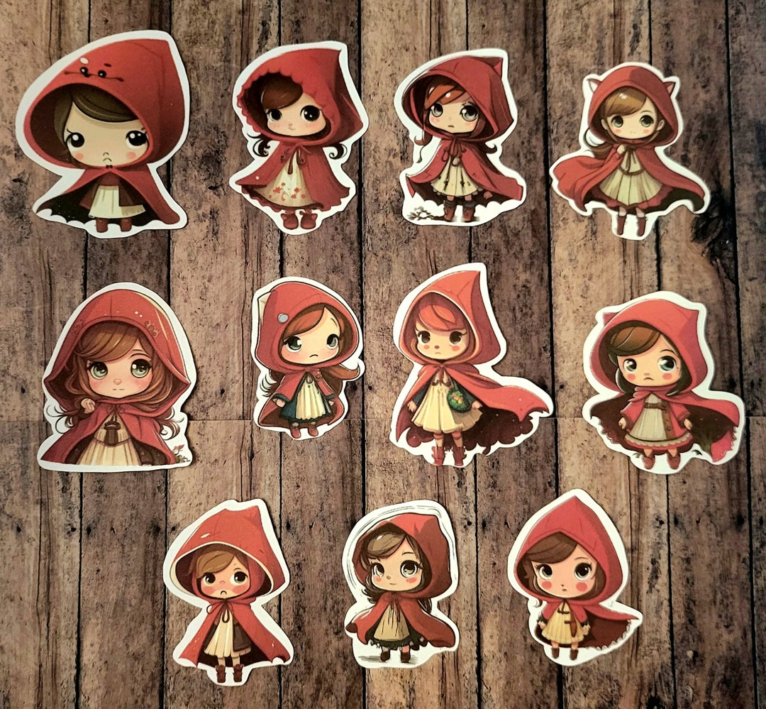 Little Red Riding Hood Magnets, Decorative Magnets, Red Hood Magnets ...