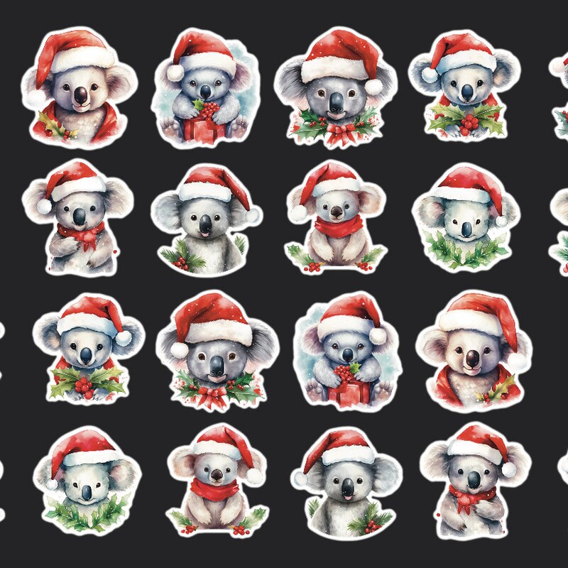 Christmas Koala - Etsy