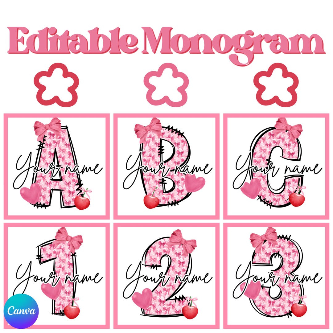 Your Name Here Doodle Letters PNG With Doodle Outline, Coquette Clipart ...