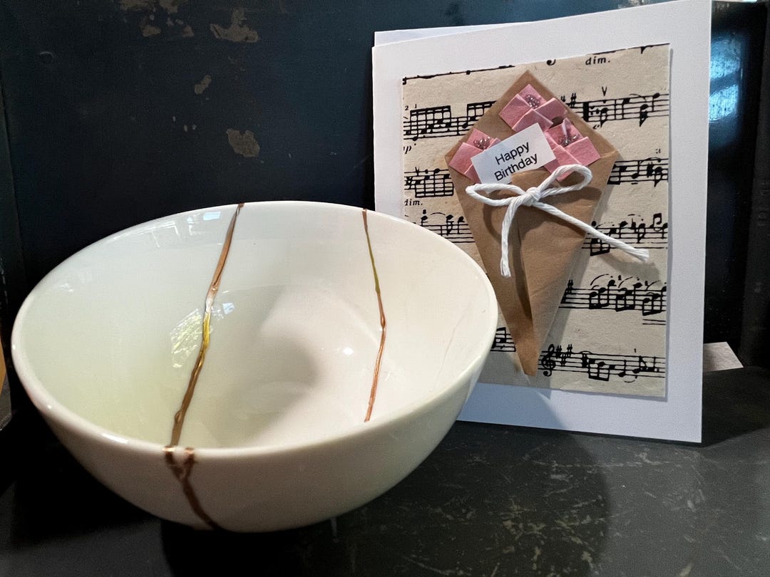 Kintsugi Birthday Gift Set Music - Etsy