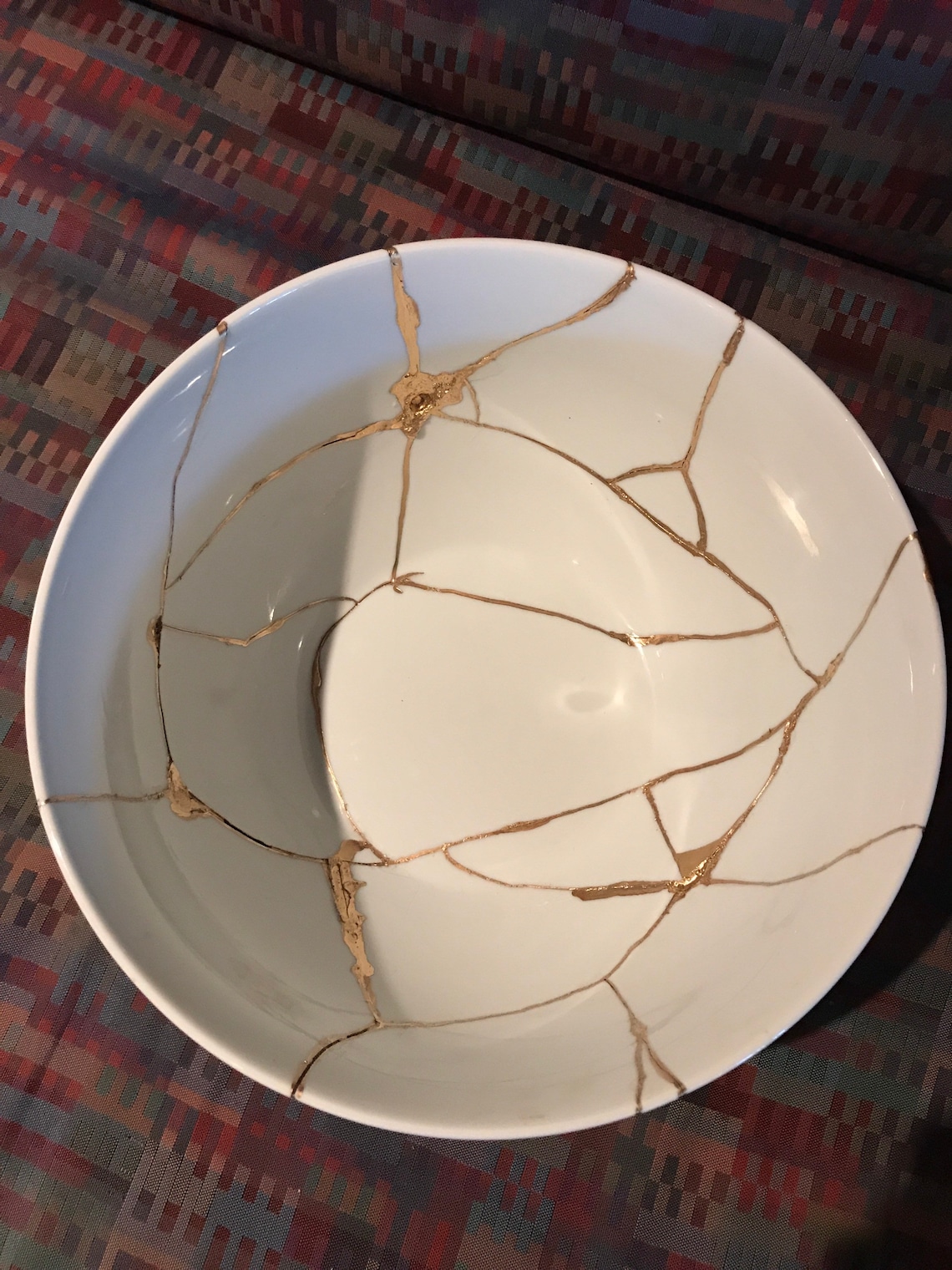 Large Beautiful Kintsugi Bowl TWENTY Plus Breaks - Etsy