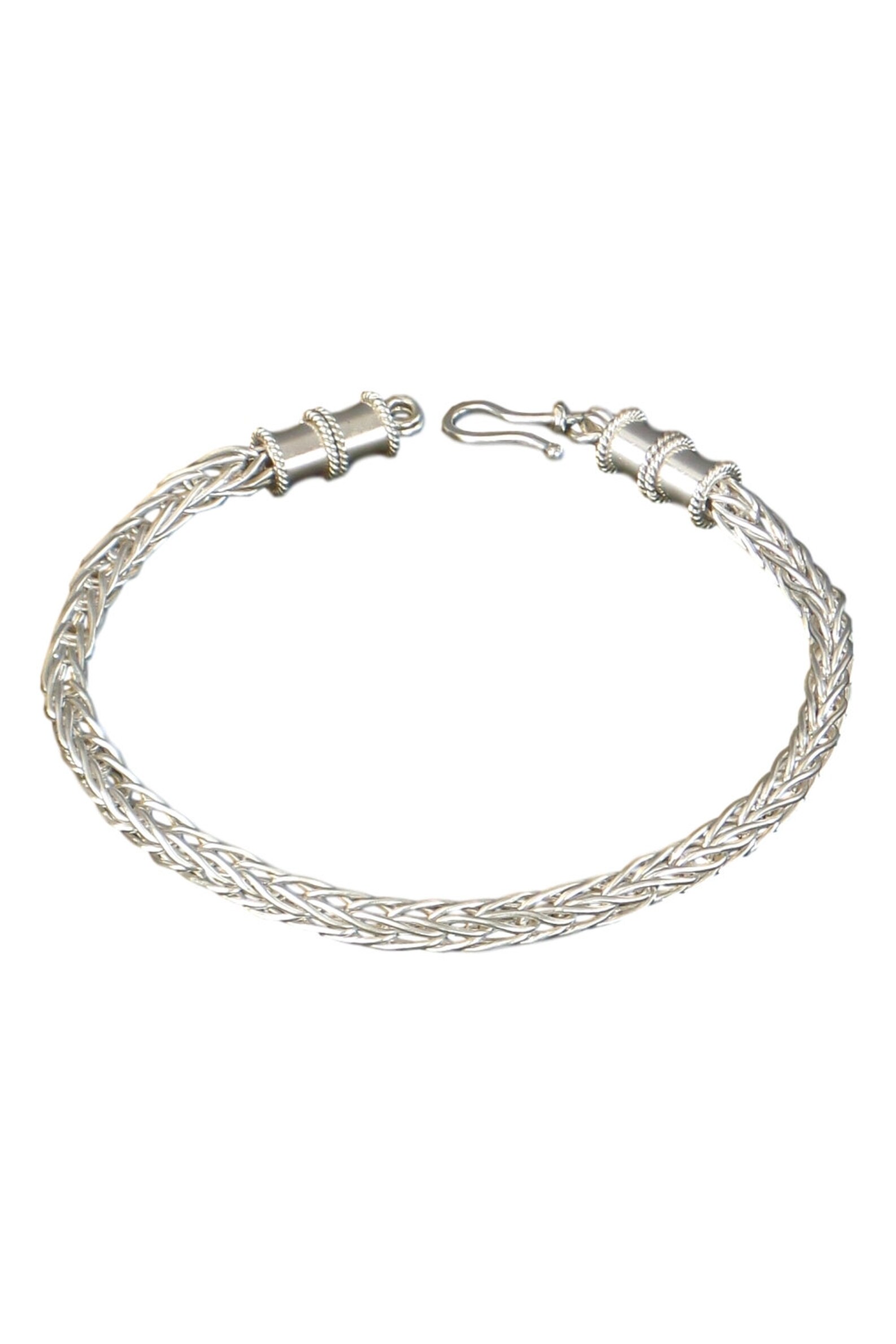 Handmade Sterling and Fine Silver Double Loop in Loop - Etsy