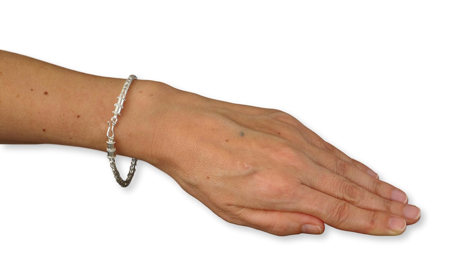 Handmade Sterling and Fine Silver Double Loop in Loop - Etsy