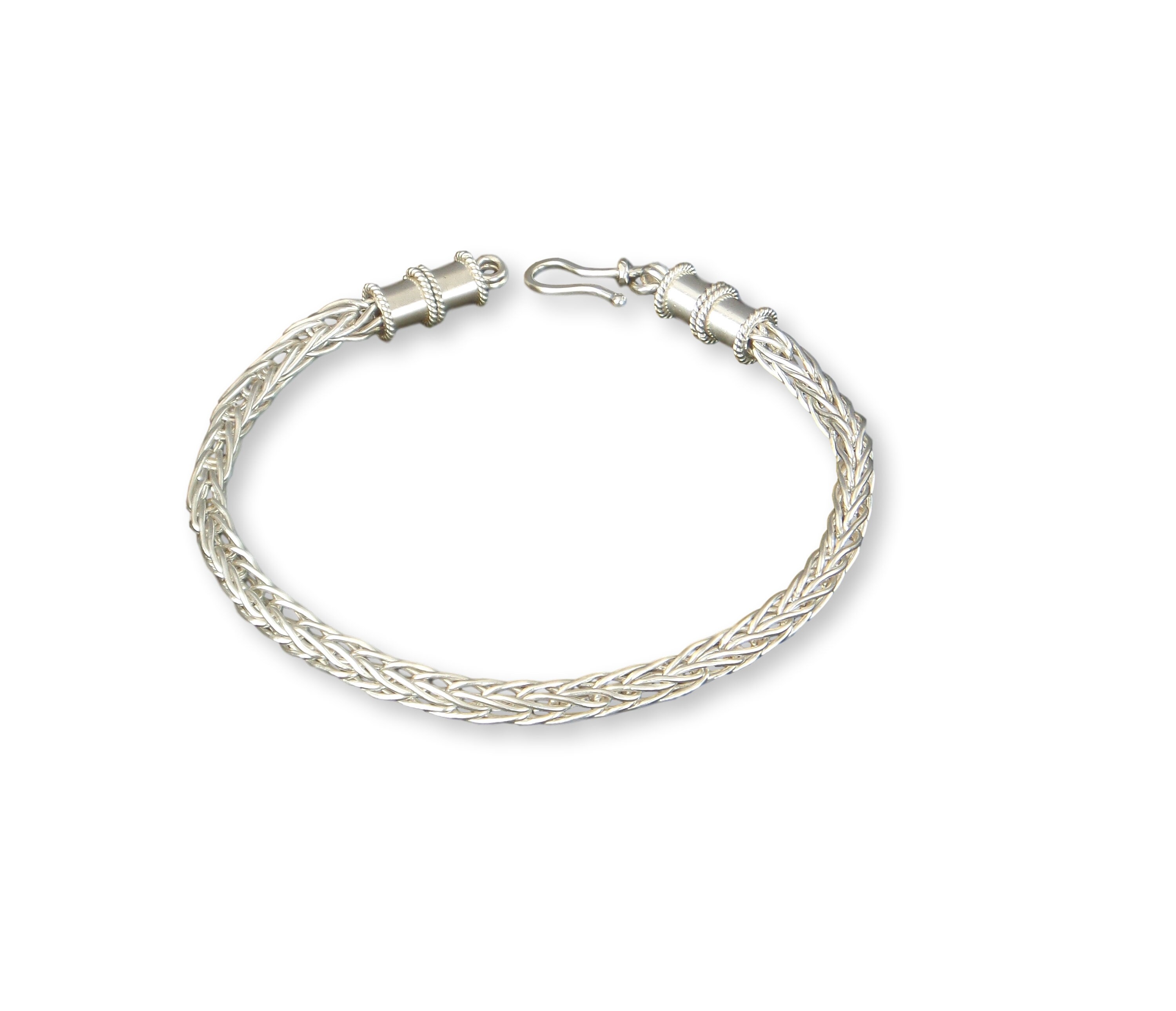 Handmade Sterling and Fine Silver Double Loop in Loop - Etsy