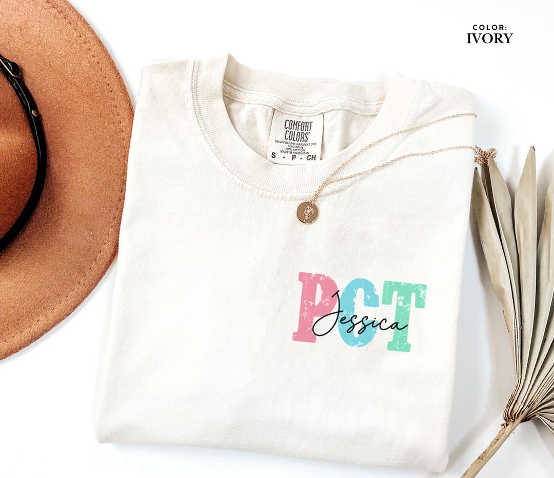 Personalized PCT T-shirt, Custom PCT Shirt, Patient Care Technician ...