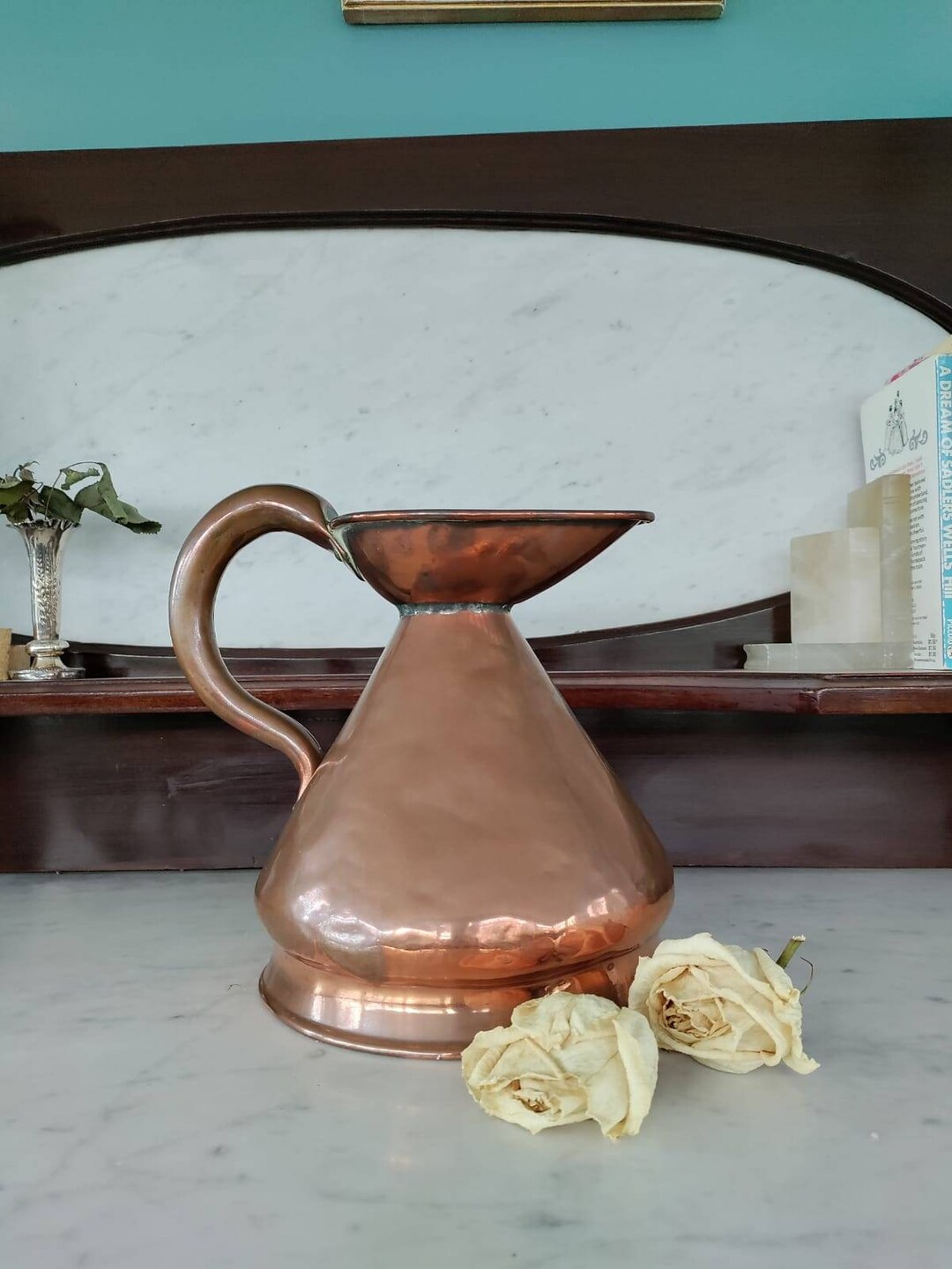 Vintage Copper Pitcher: 19th Century Kitchenalia, County Antrim Stamp ...