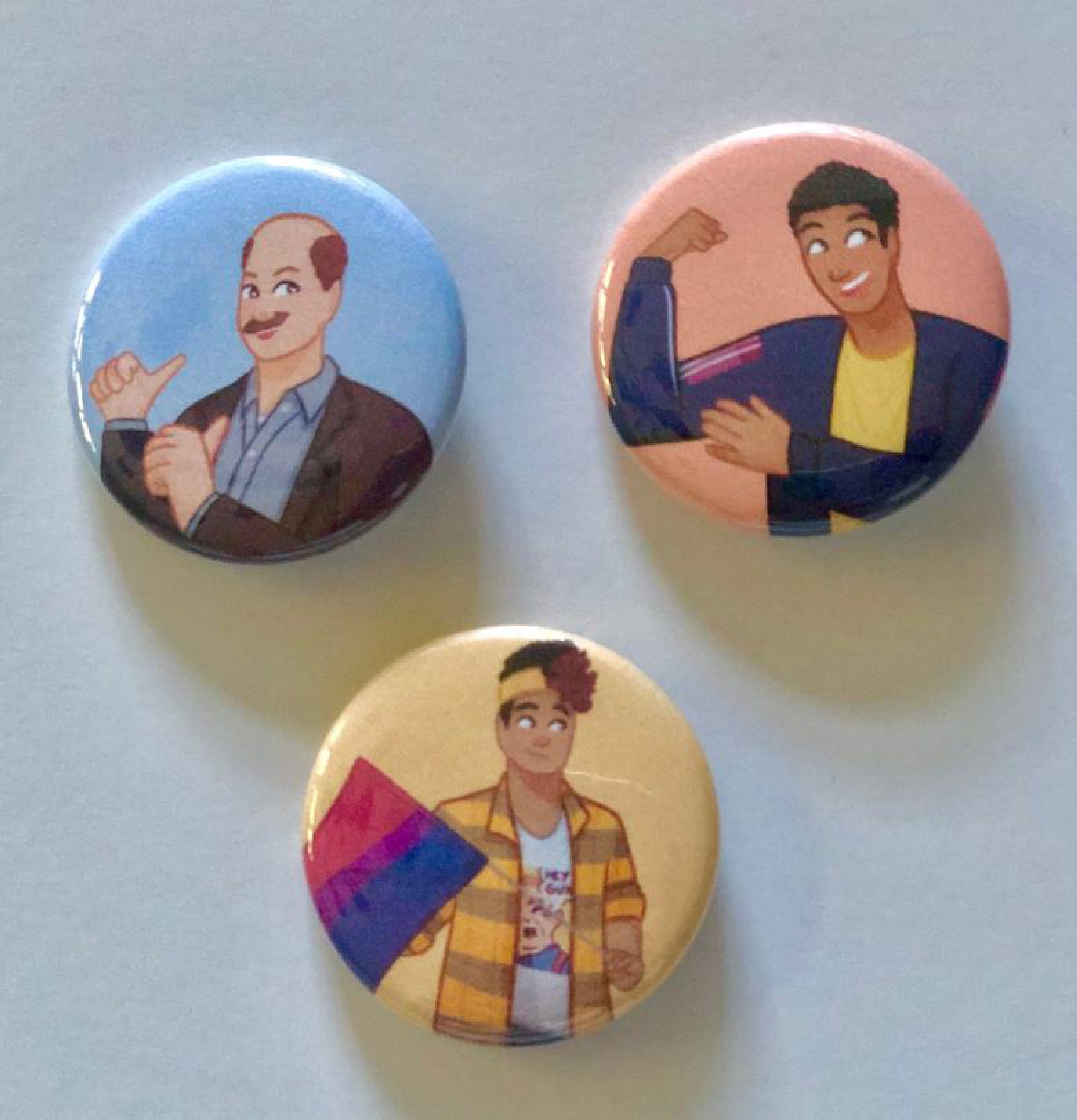 Be More Chill London Cast Musical Broadway Character Pin Buttons Jeremy ...