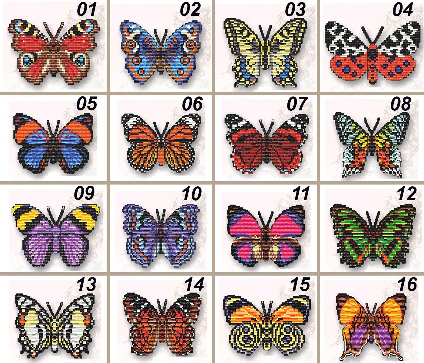 DIY Magnet Butterfly 25 Designs Butterfly Diamond Painting | Etsy