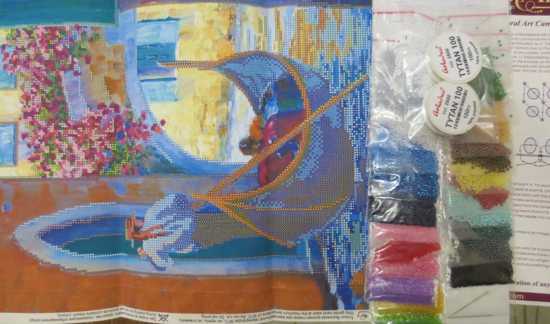 Venice DIY Bead Embroidery Kit DIY Gift Idea Needlepoint Kits - Etsy