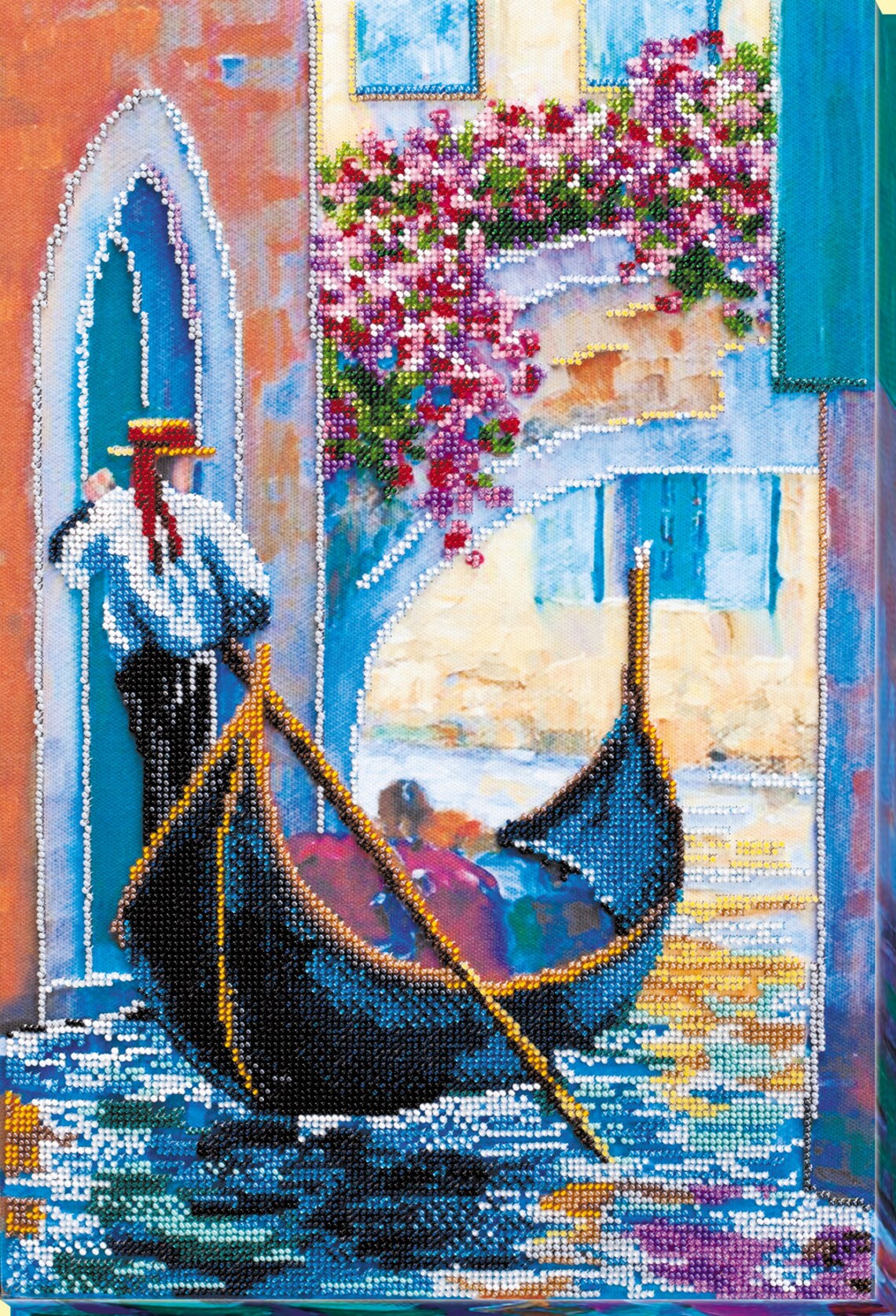 Venice DIY Bead Embroidery Kit DIY Gift Idea Needlepoint Kits - Etsy