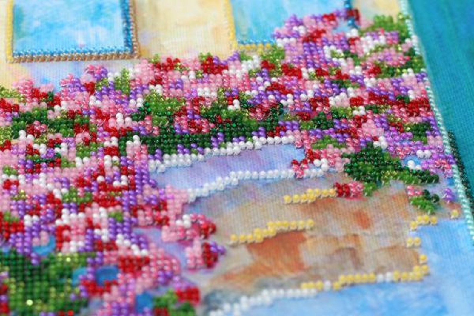 Venice DIY Bead Embroidery Kit DIY Gift Idea Needlepoint Kits - Etsy