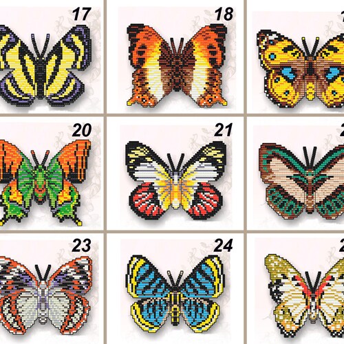 DIY Magnet Butterfly 25 Designs Butterfly Diamond Painting | Etsy