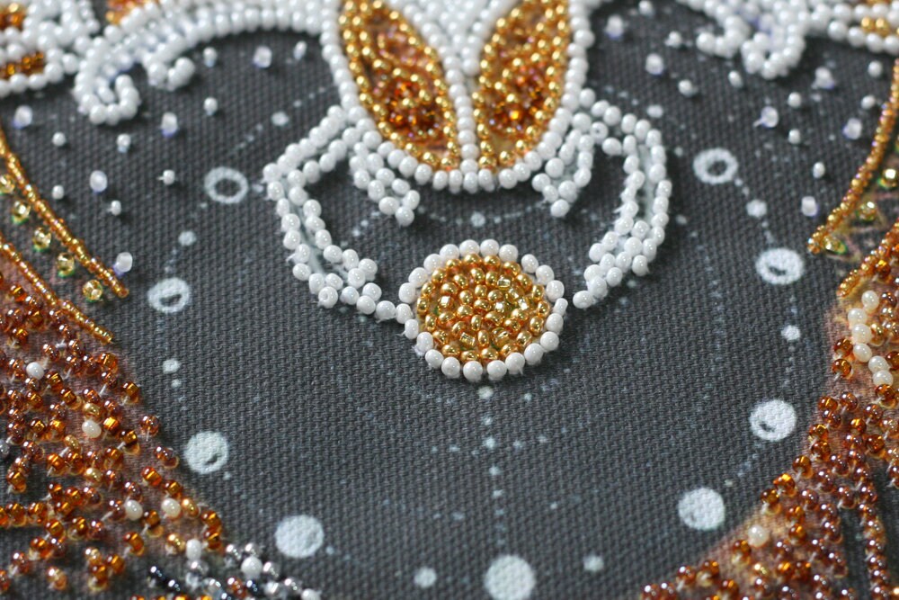 DIY Bead Embroidery Kit Scarab Beetle Needlepoint Kits Home - Etsy