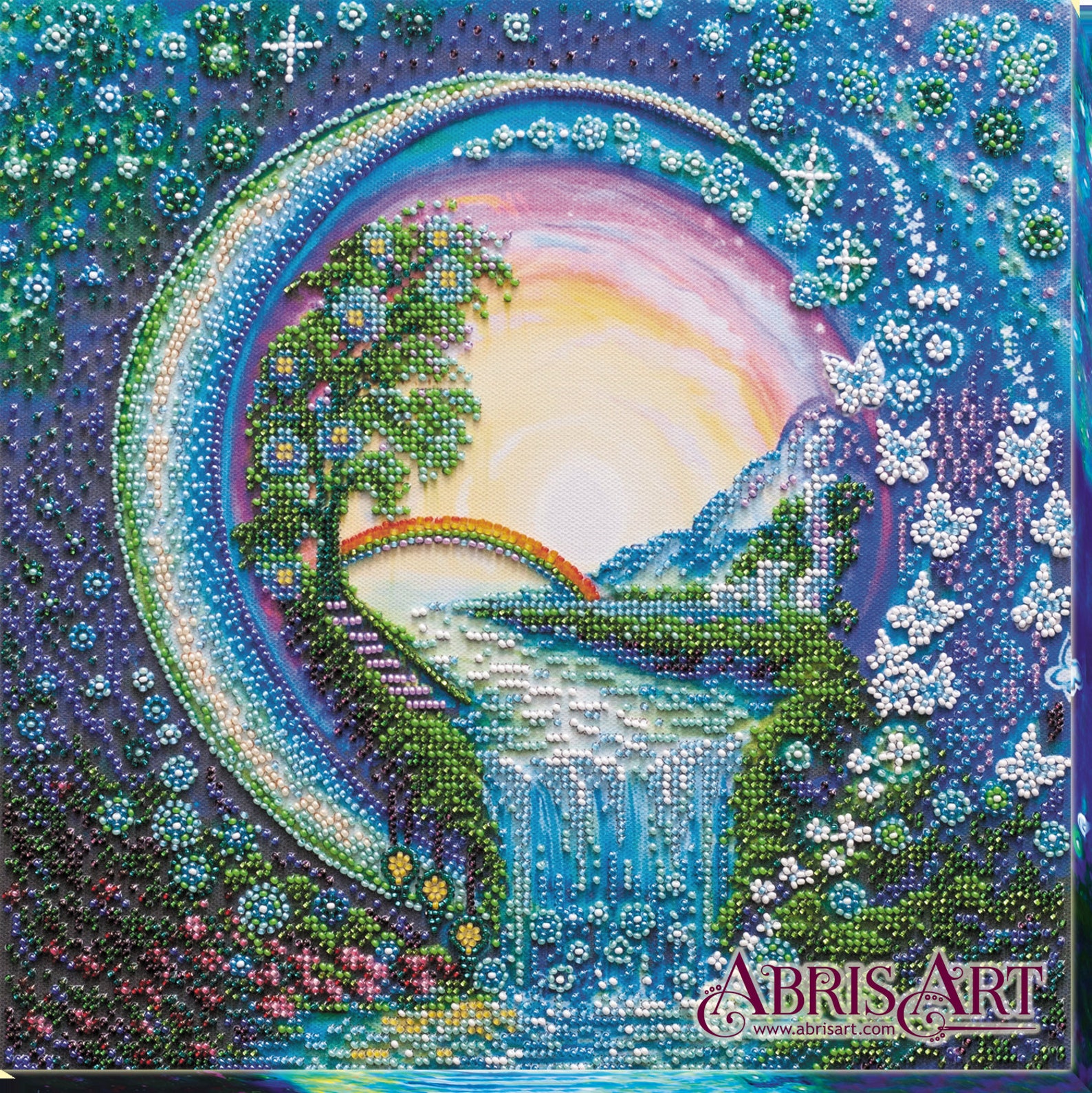 Celestial DIY Bead Embroidery Kit DIY Gift Idea Needlepoint - Etsy