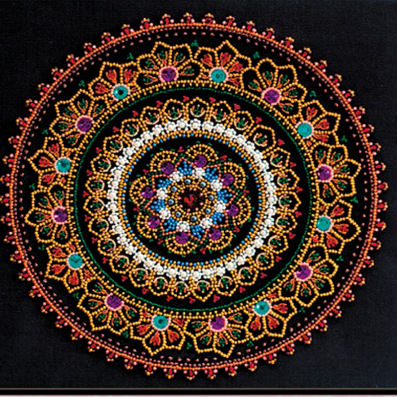Mandala Embroidery Kit - Etsy