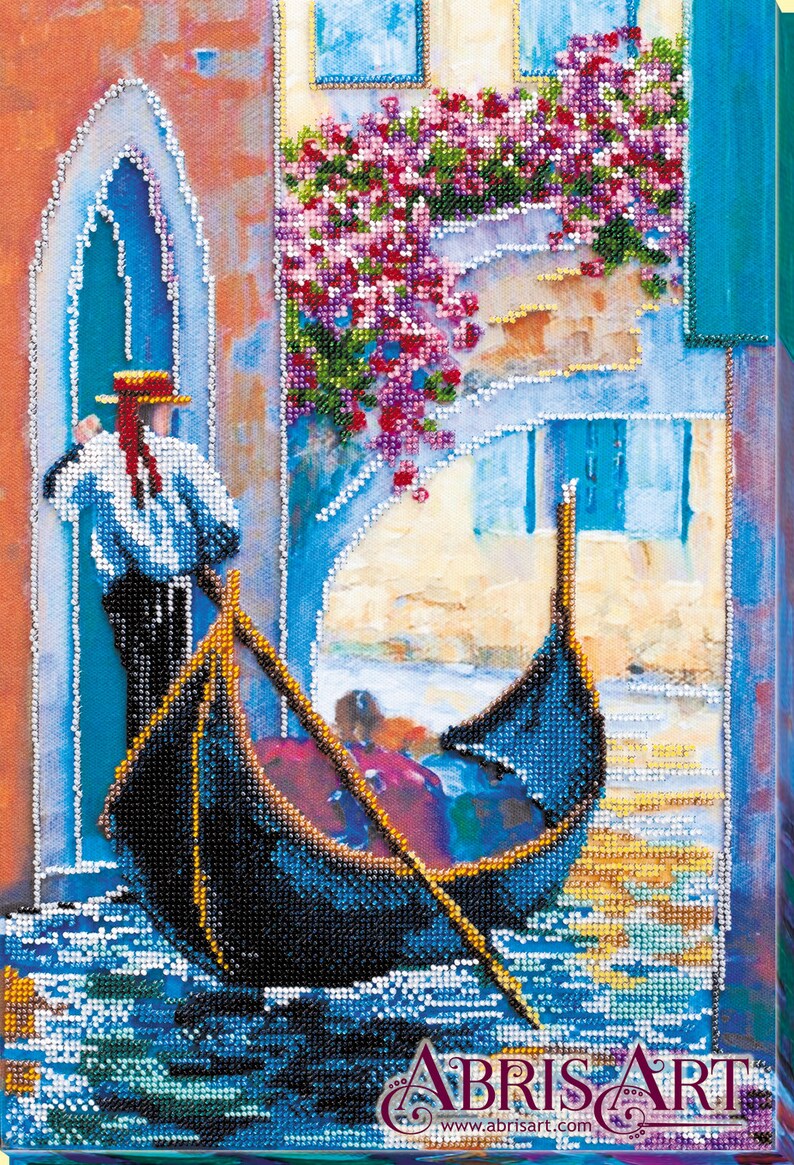 Venice DIY Bead Embroidery Kit DIY Gift Idea Needlepoint Kits - Etsy
